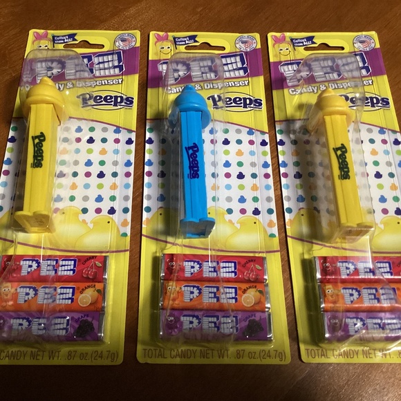 PEZ | Toys | Pez Peeps Candy And Dispenser Bundle Of 3 New | Poshmark